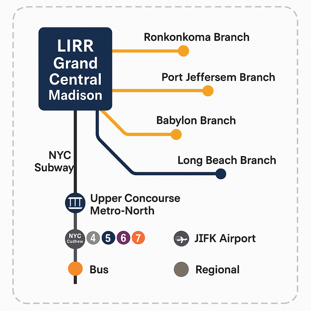 LIRR Grand Central – Service, Routes & Info