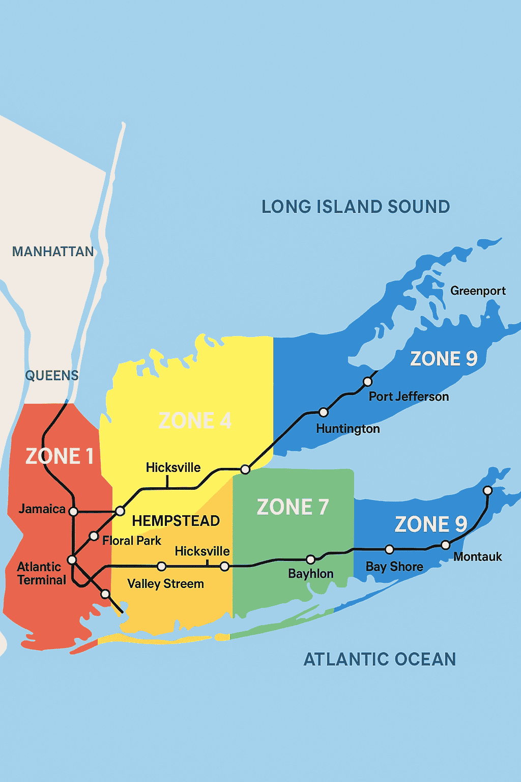 LIRR Zones - Fare & Travel Information